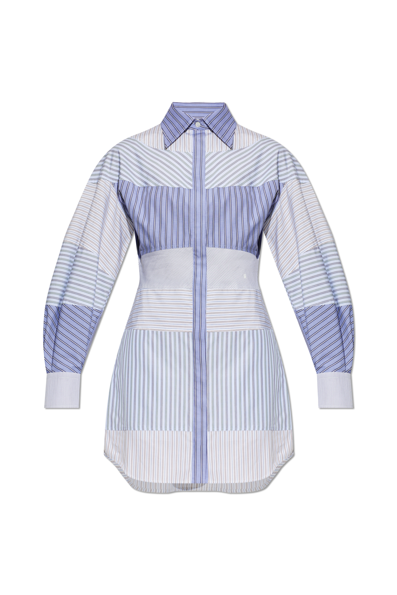 MOSCHINO Moschino Striped Cotton Shirt Dress