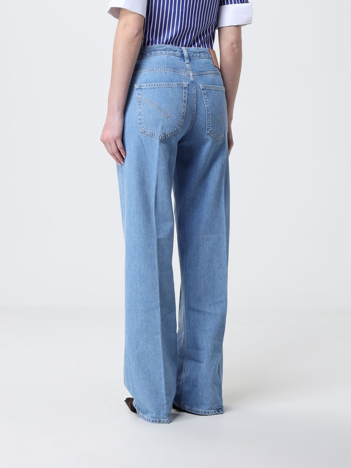 DONDUP Dondup Straight Cotton Denim Jeans