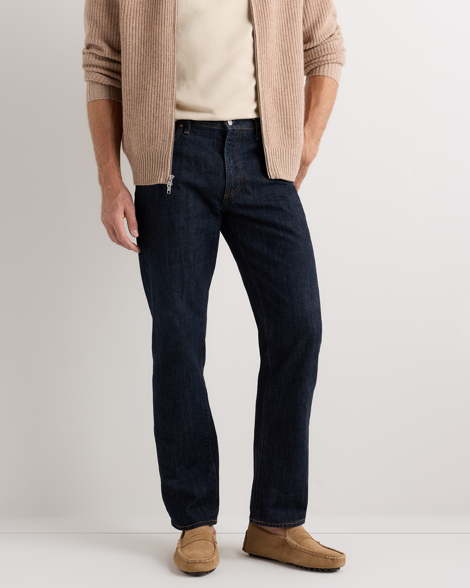 QUINCE Quince Suede Driving Loafers