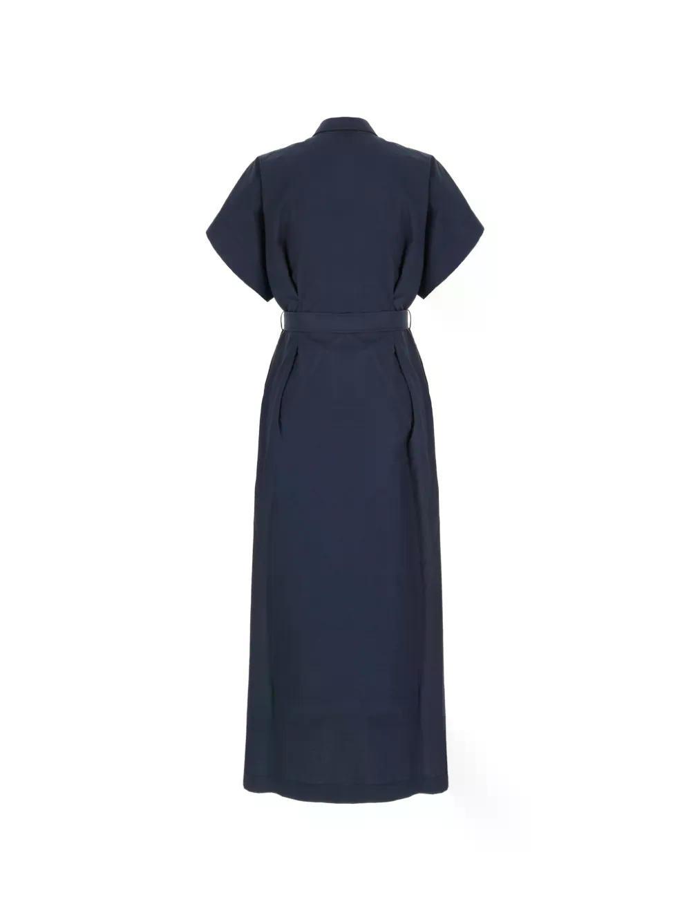 Farm Rio Cerrado Short-Sleeve Belted Linen Mini Dress In Blue - 38% Off |  Editorialist