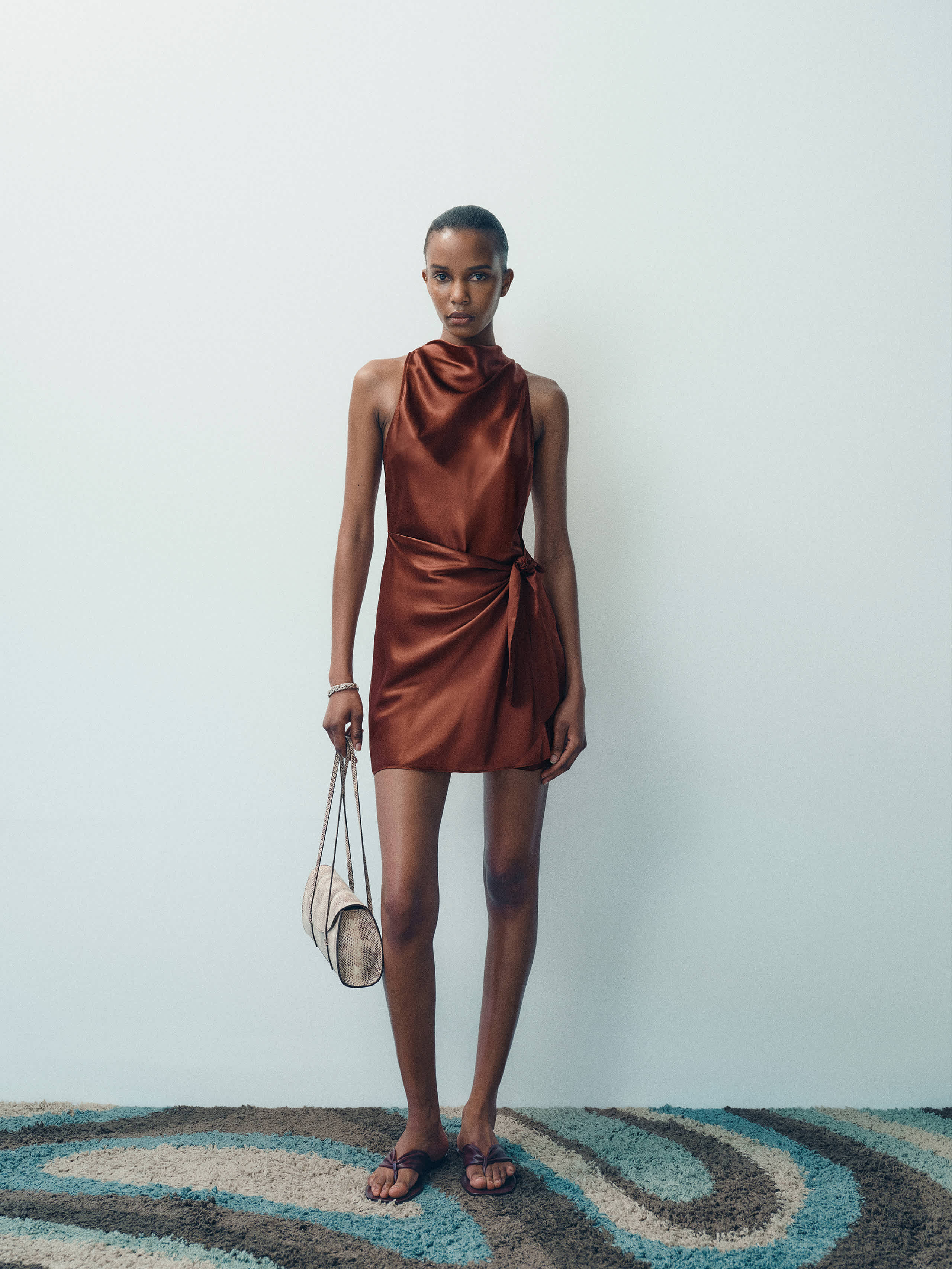 marina silk dress reformation Reformation