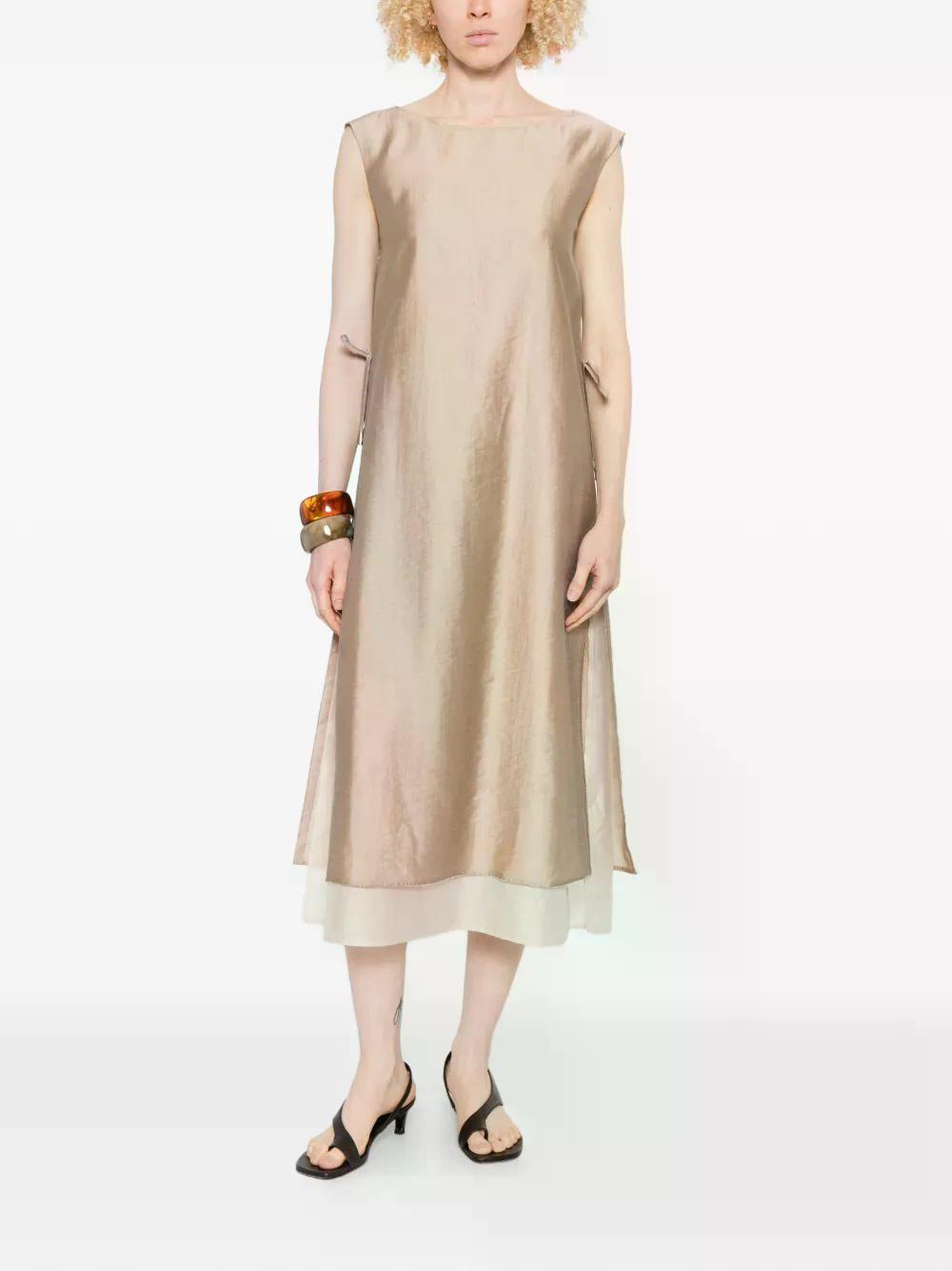 PESERICO Sleeveless Midi Dress