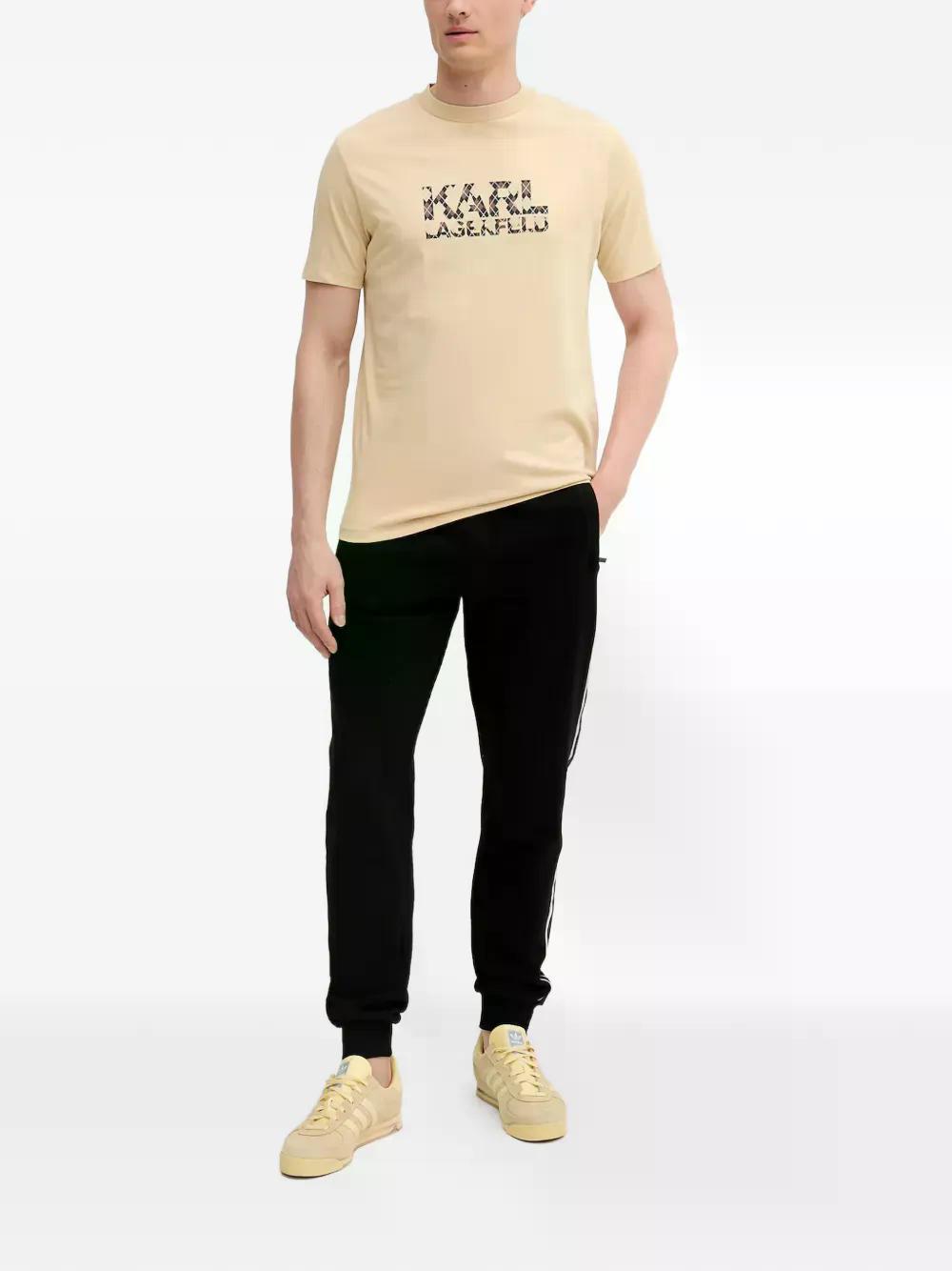 KARL LAGERFELD logo-detail cotton t-shirt