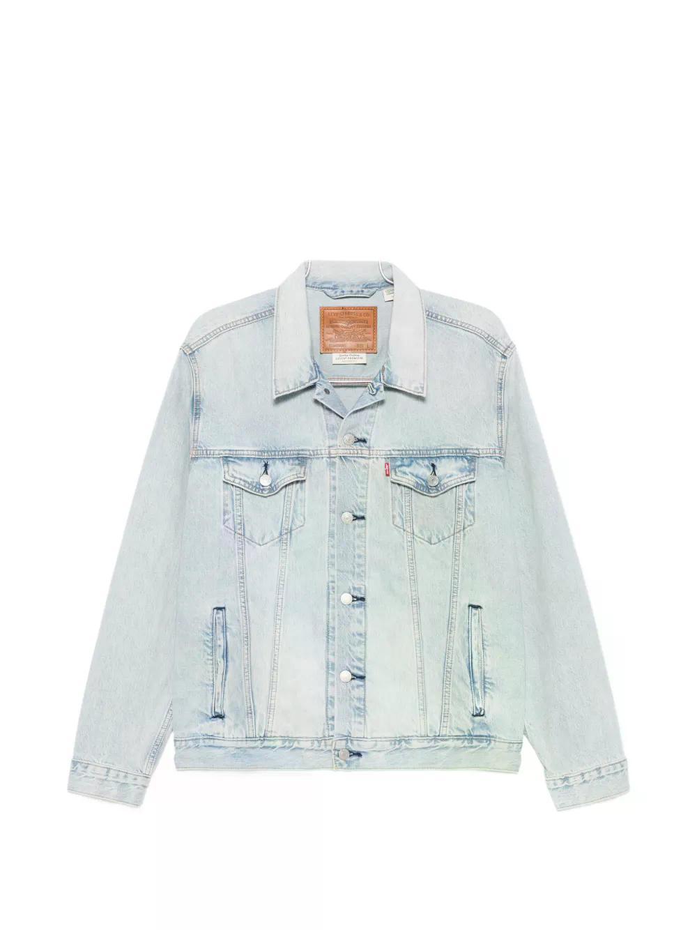 Supreme Denim Trucker Jacket In Black | Editorialist