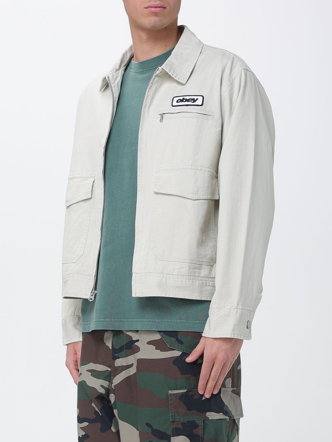 OBEY Obey Cotton Shirt Jacket