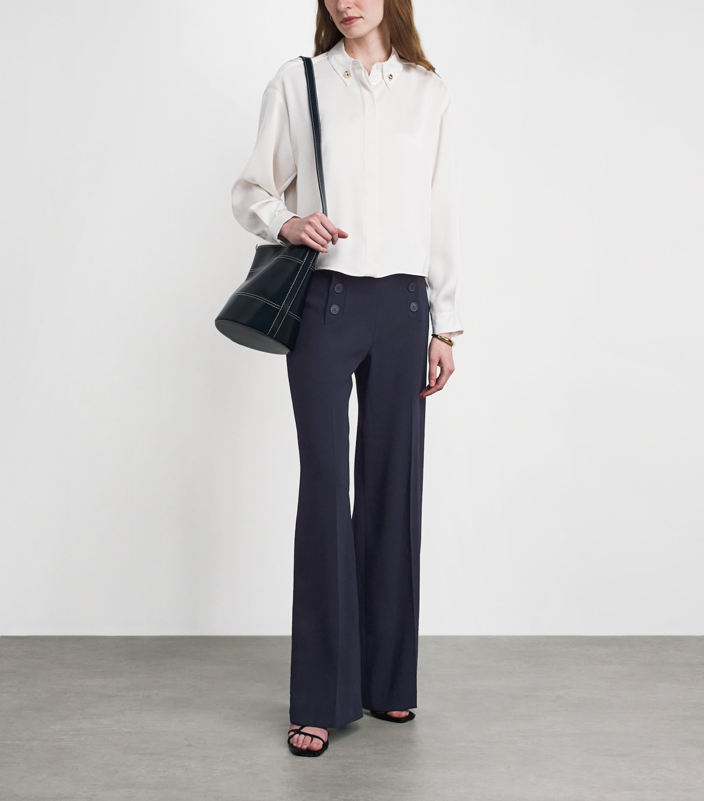 CLAUDIE PIERLOT Sailor Wide-Leg Trousers
