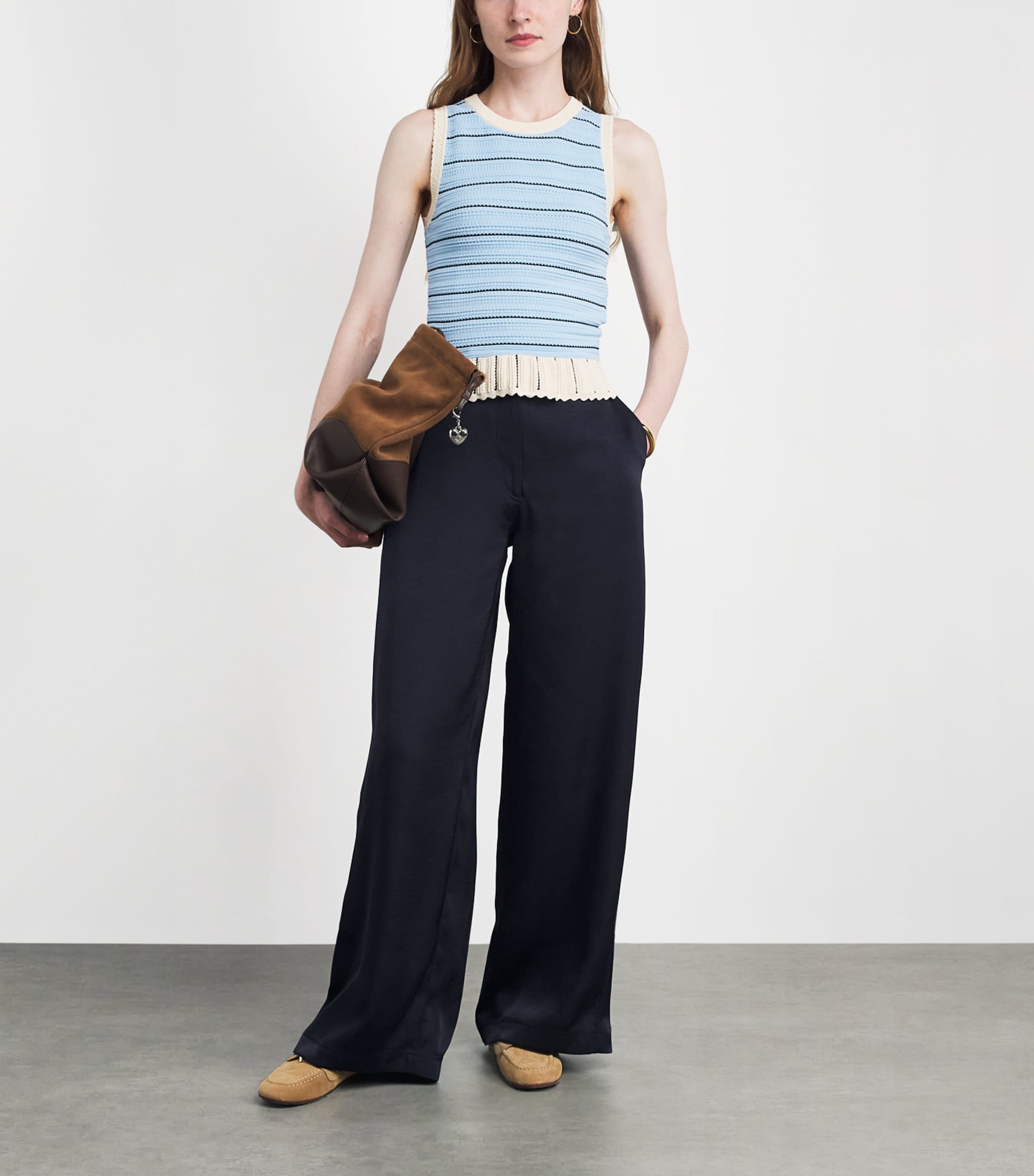 CLAUDIE PIERLOT Wide-Leg Tailored Trousers