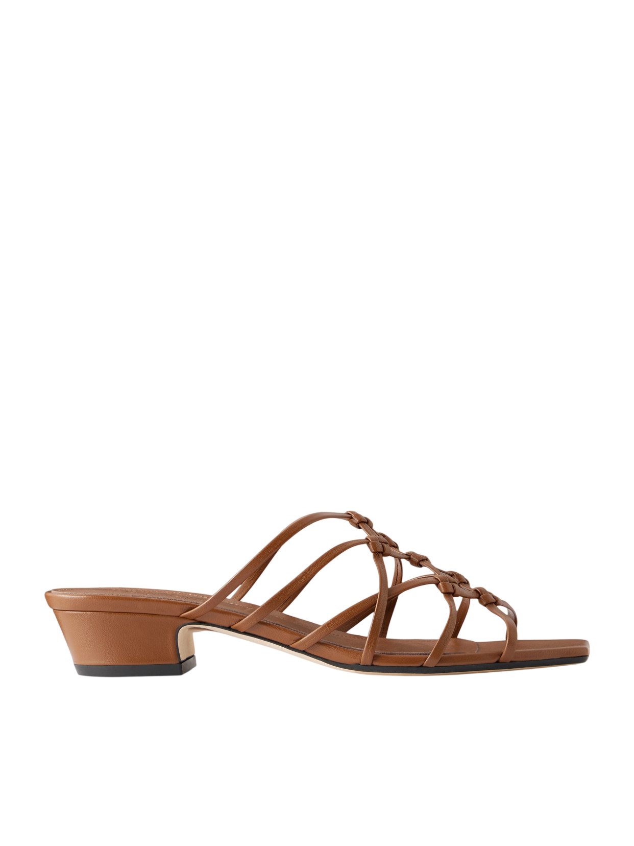 AEYDĒ Tahla Woven Leather Sandals