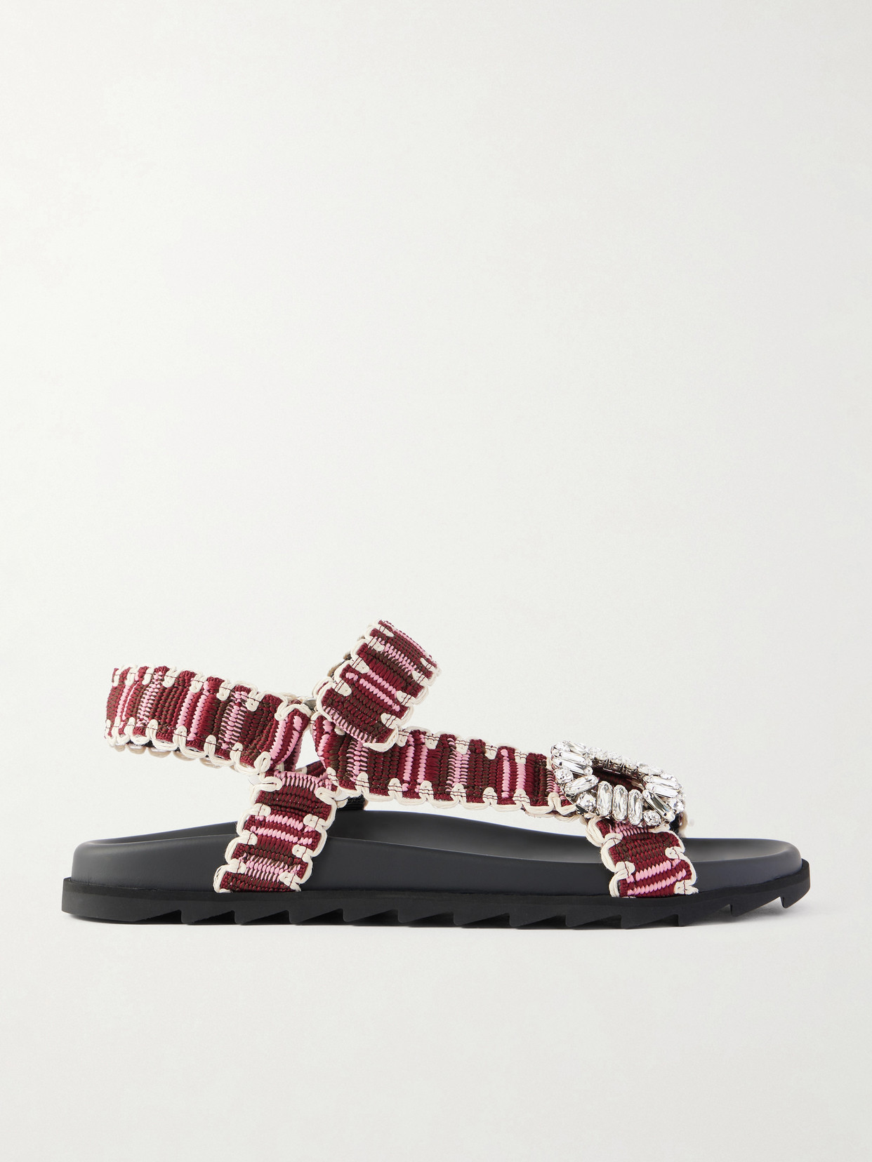ROGER VIVIER Embellished Flat Sandals