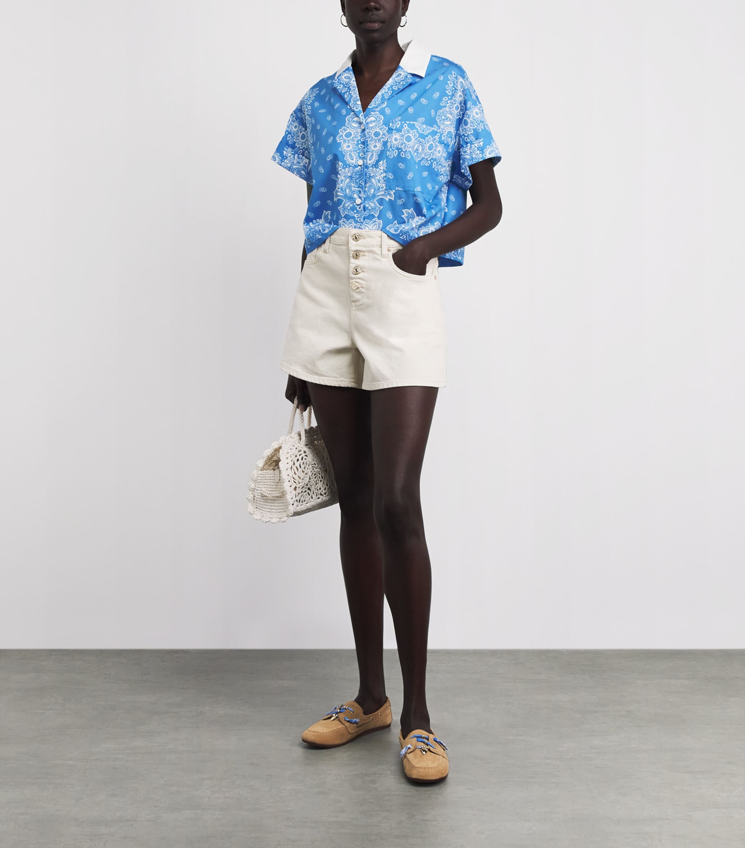 MAJE Cotton Printed Shirt