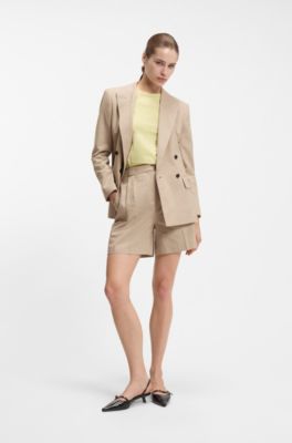 HUGO Striped Cotton-Blend Blazer
