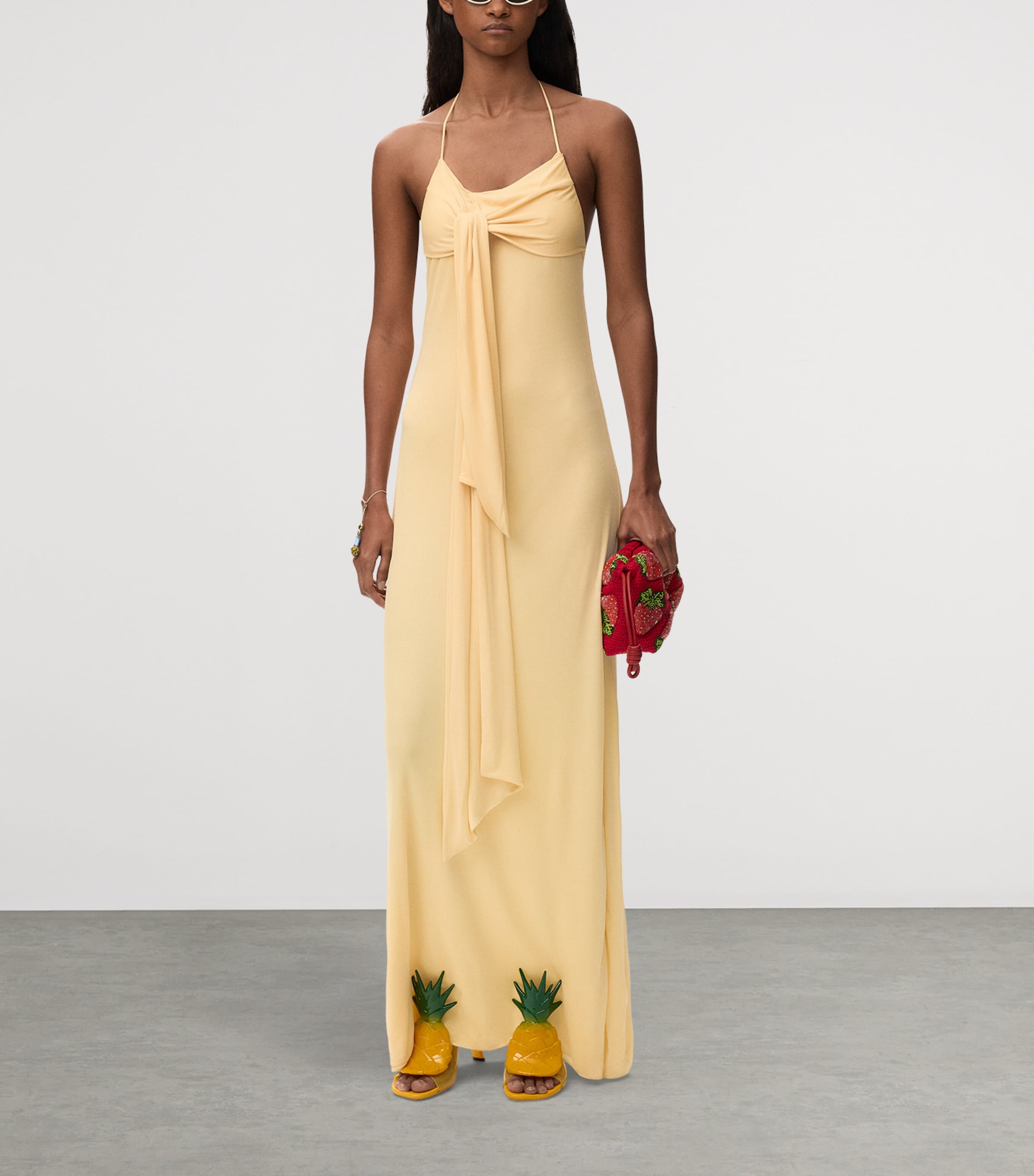 LOEWE x Paula’s Ibiza Crepe Jersey Maxi Dress