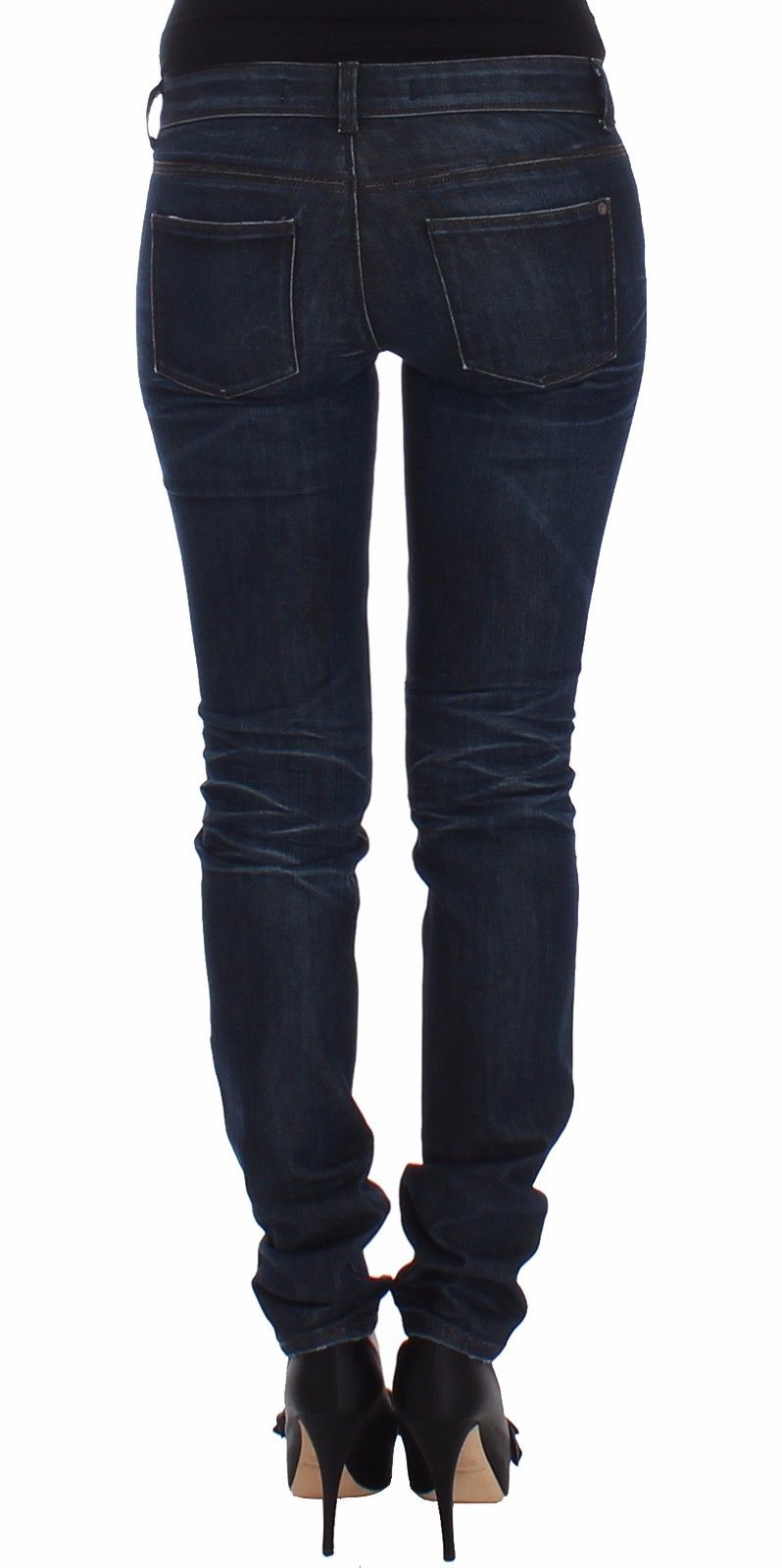 ERMANNO SCERVINO Ermanno Scervino Dark Wash Slim Leg Stretch Jeans