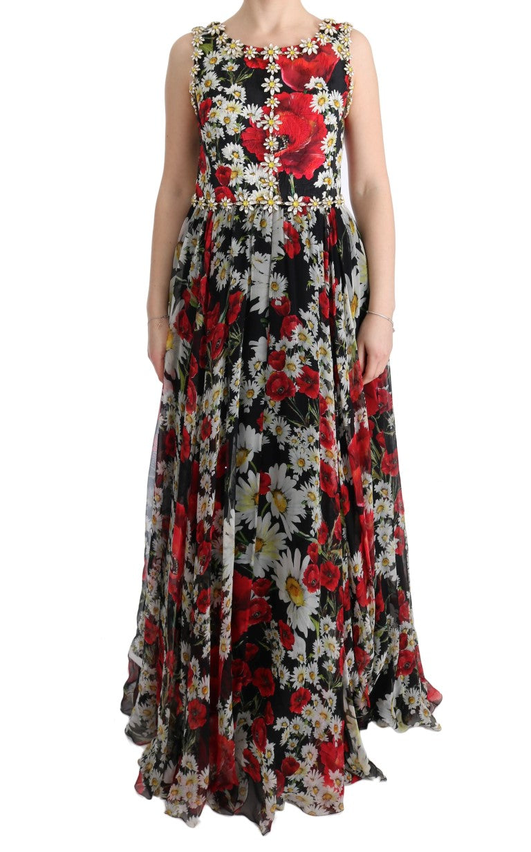 DOLCE & GABBANA Dolce & Gabbana Marlene Printed Brocade Shoulder Bag