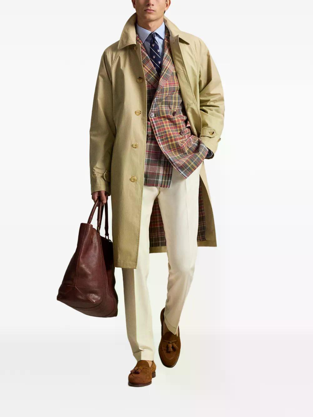 POLO RALPH LAUREN Balmacaan Buttoned Coat