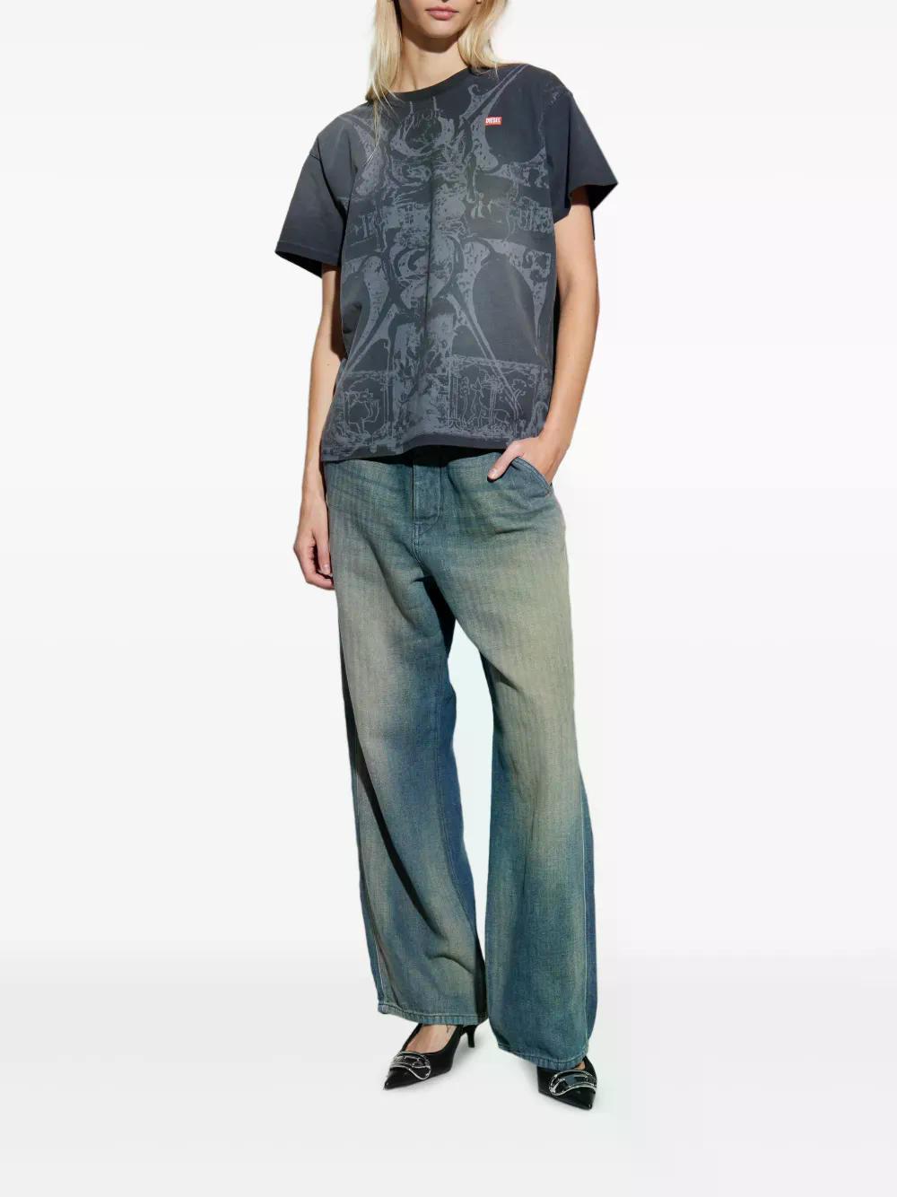 DIESEL® D-Phant-Chino Herringbone Faded Jeans