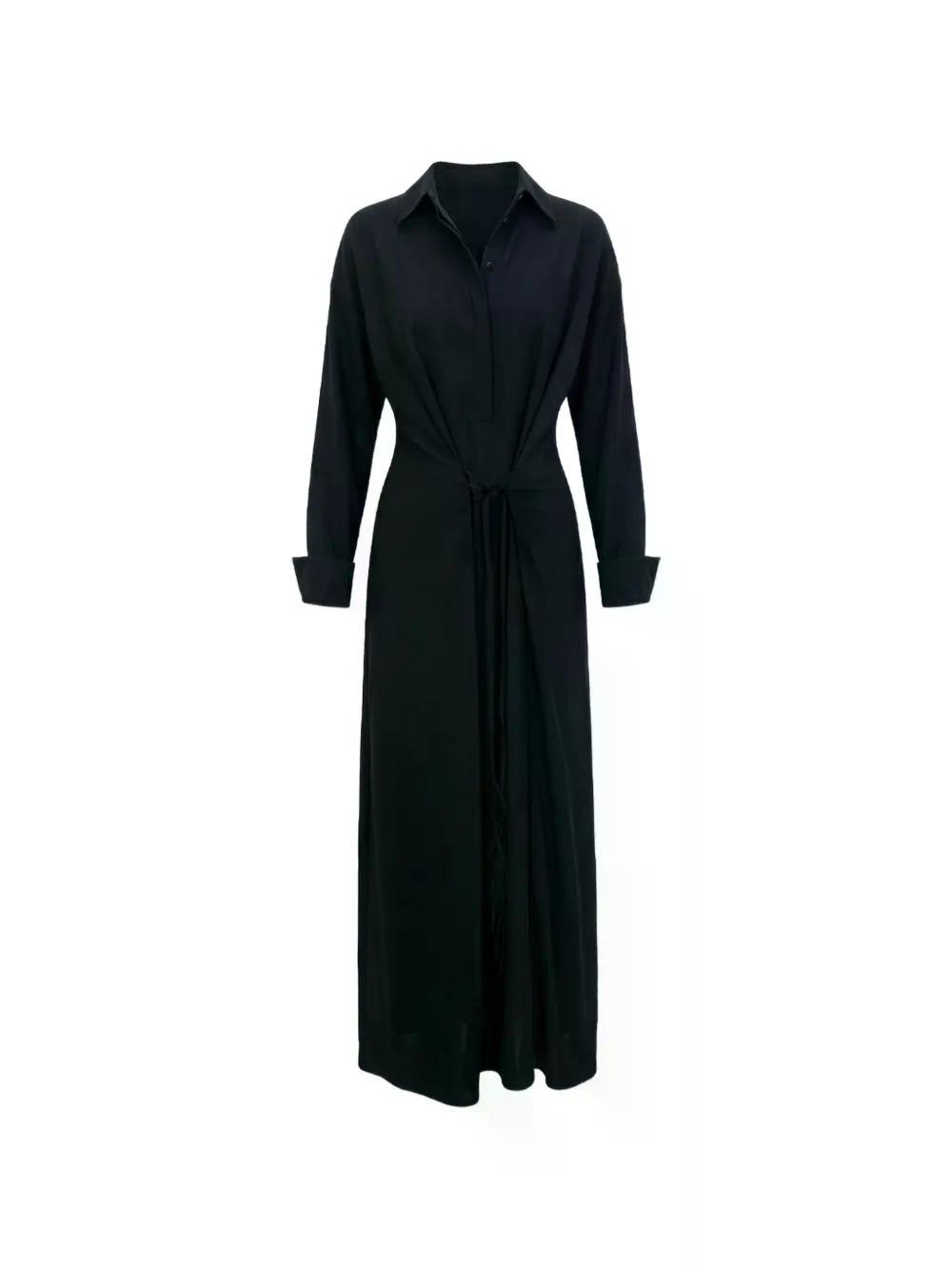 plenty by tracy reese long-sleeve tie-front mini shirt dress Plenty by Tracy Reese Long-Sleeve Tie-Front Mini Shirt Dress
