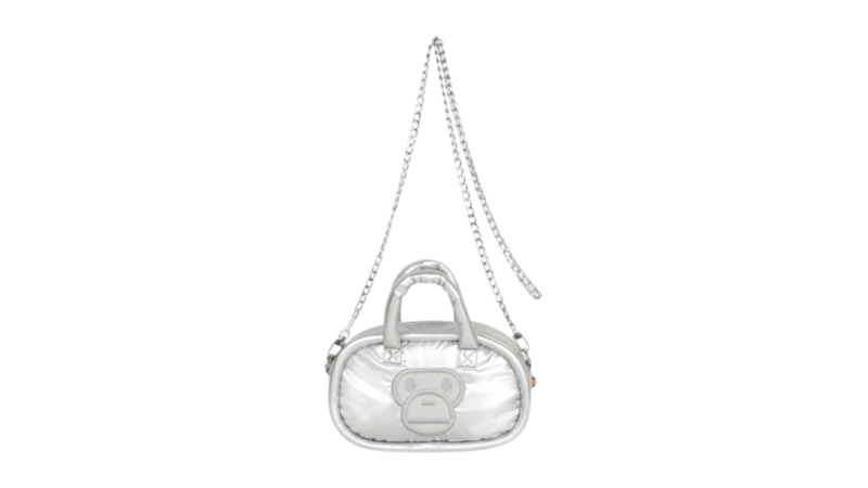 DIESEL® Diesel 1DR Dome Small Bowling Bag in Satin and Suede
