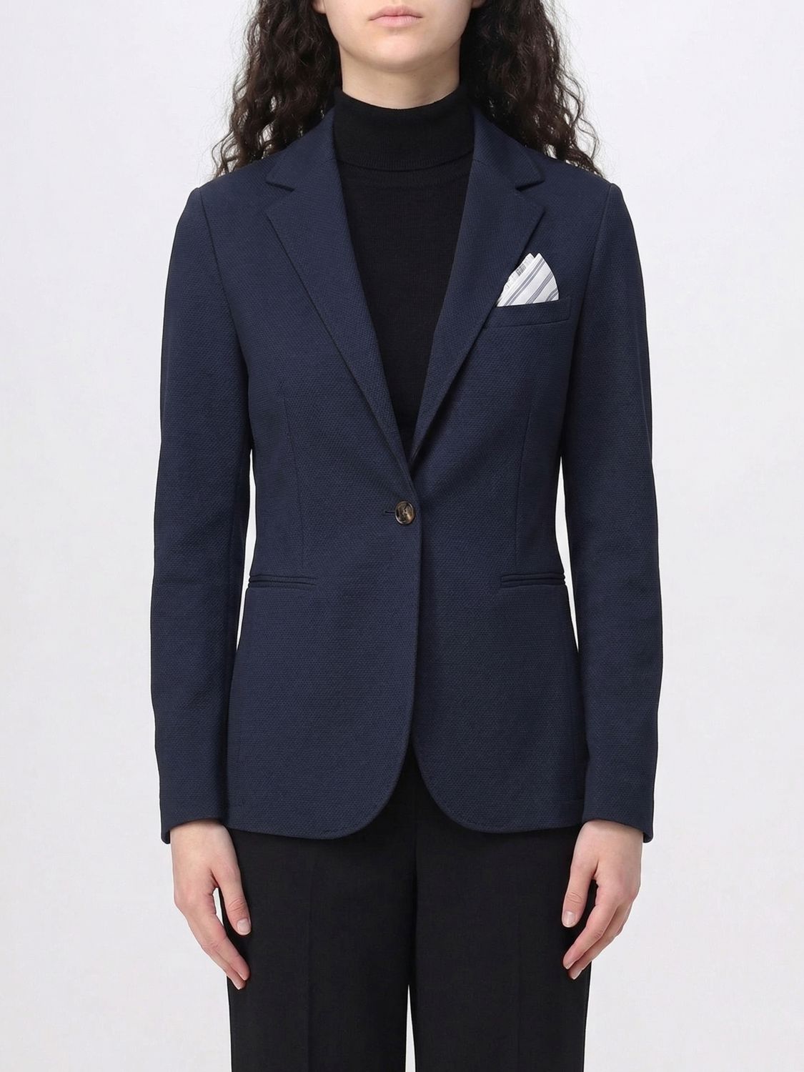 CIRCOLO 1901 Circolo 1901 Single-Breasted Cotton Blazer