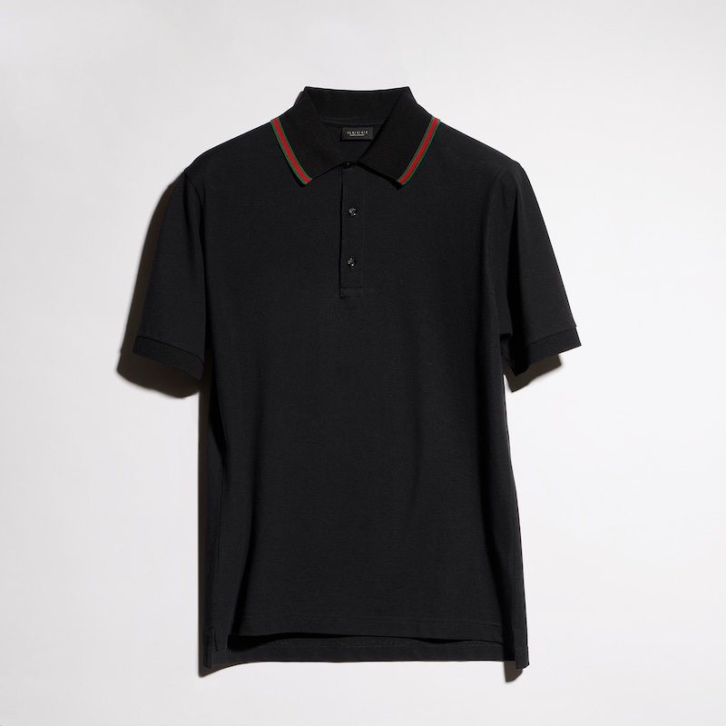 Gucci X Adidas Polyester Polo Shirt - Cobalt Blue | Editorialist