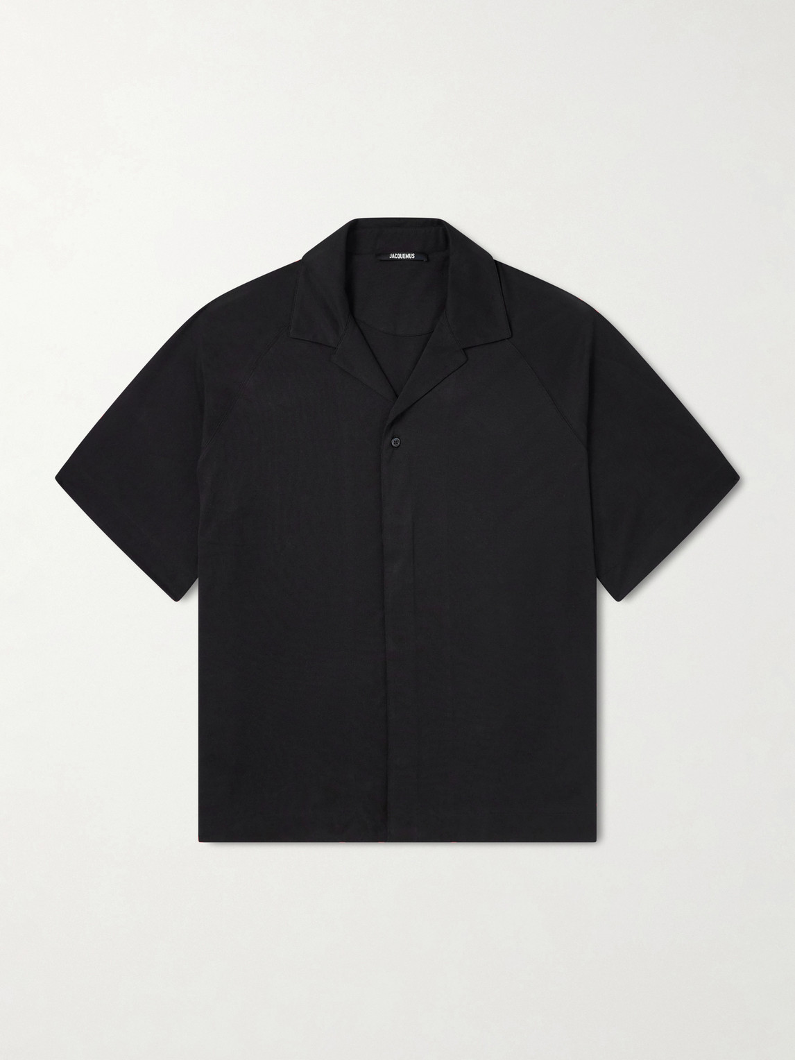 JACQUEMUS Jacquemus - La Chemise Jean Atelier Camp-Collar Jersey Shirt - Men - Black - XS