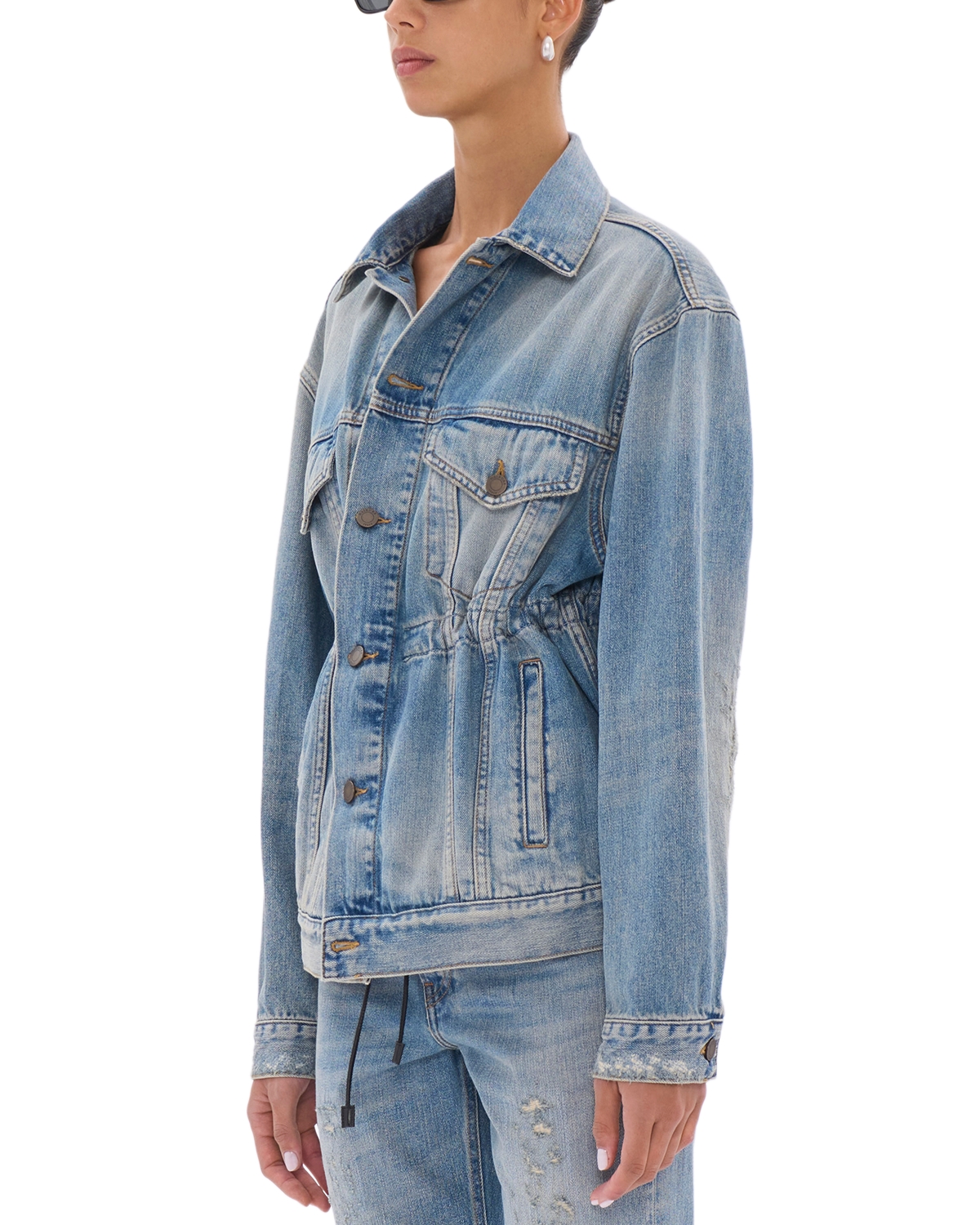 HAIKURE Broken Jean Jacket