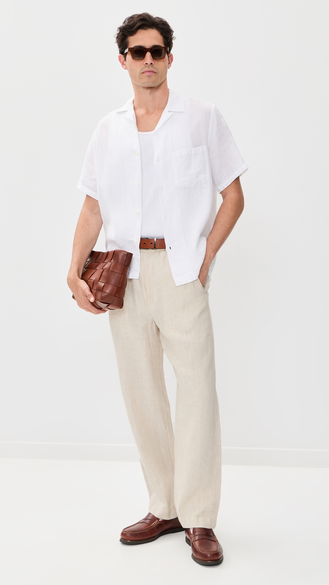 MADEWELL Linen Back Pants