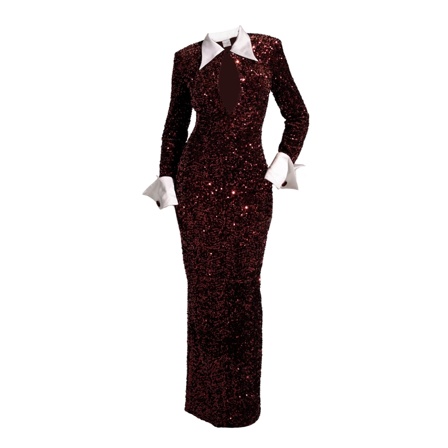 j lo golden globes dress 2024 Gold Plisse Maxi Dress – CHIO DI STEFANIA D ONLINE main image 1
