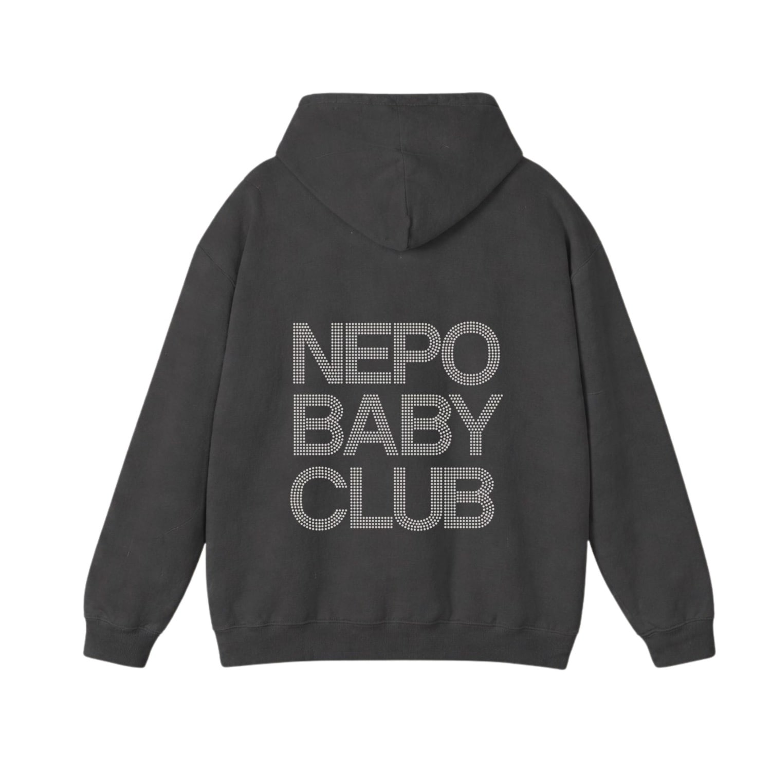 Praying Brown Leopard Rhinestone Hoodie - Black | Editorialist