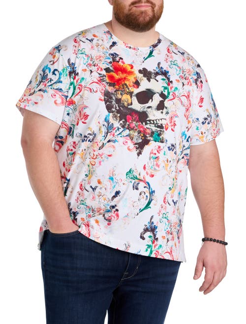 ROBERT GRAHAM big & tall deadly blossom graphic tee