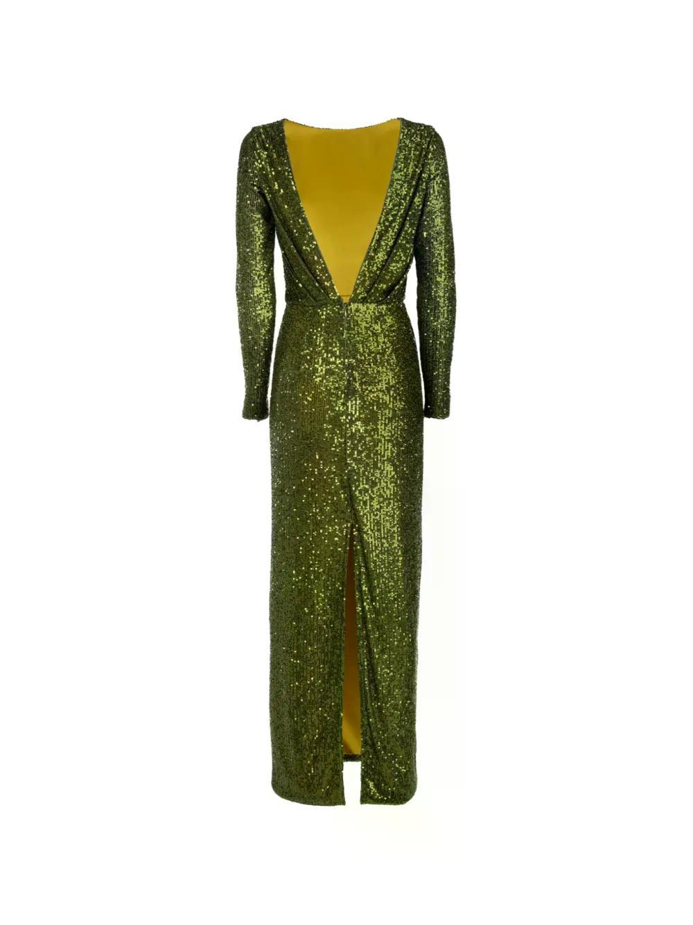 Georgia Hardinge The Element Knit Maxi Dress - Gold | Editorialist