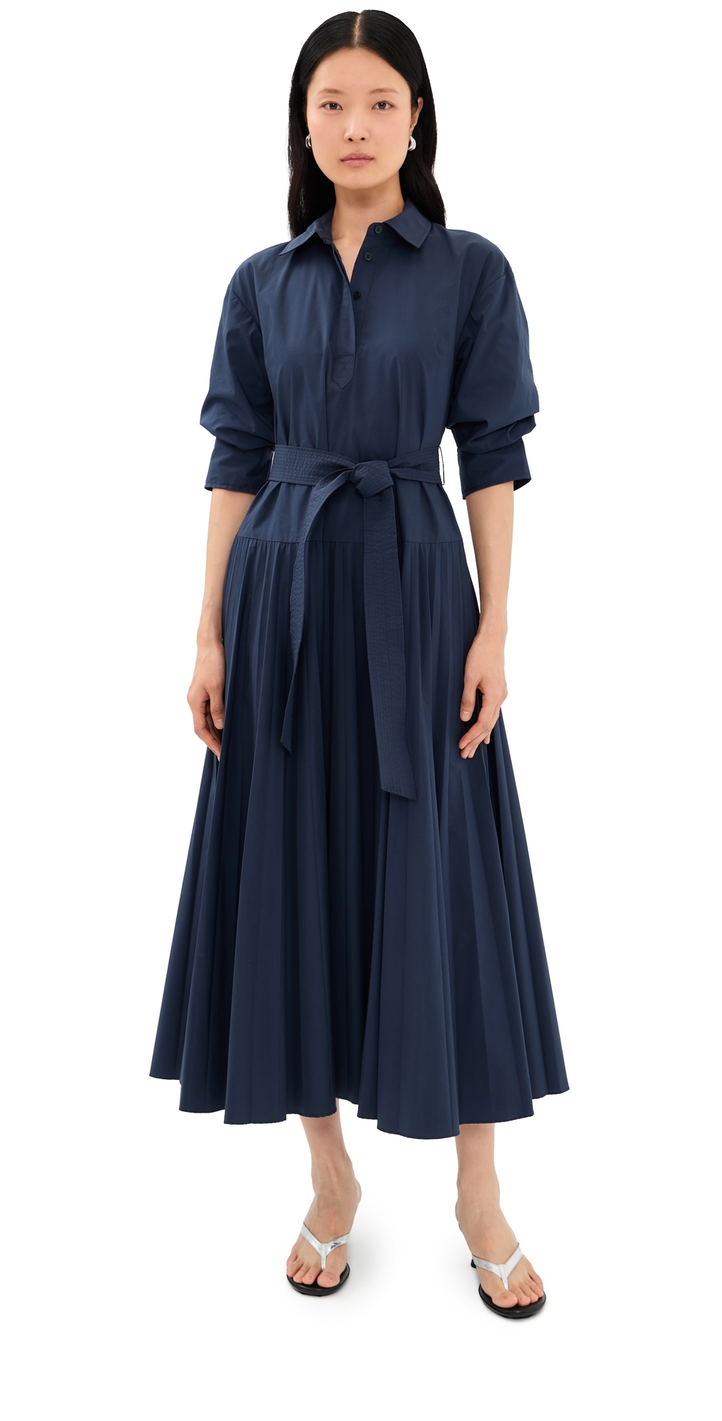 SIMKHAI Arlo Belted Maxi Dress