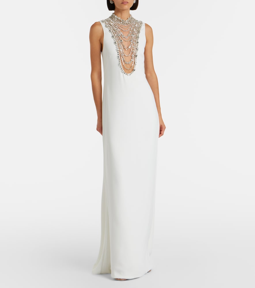 COSTARELLOS Costarellos Embellished Gown