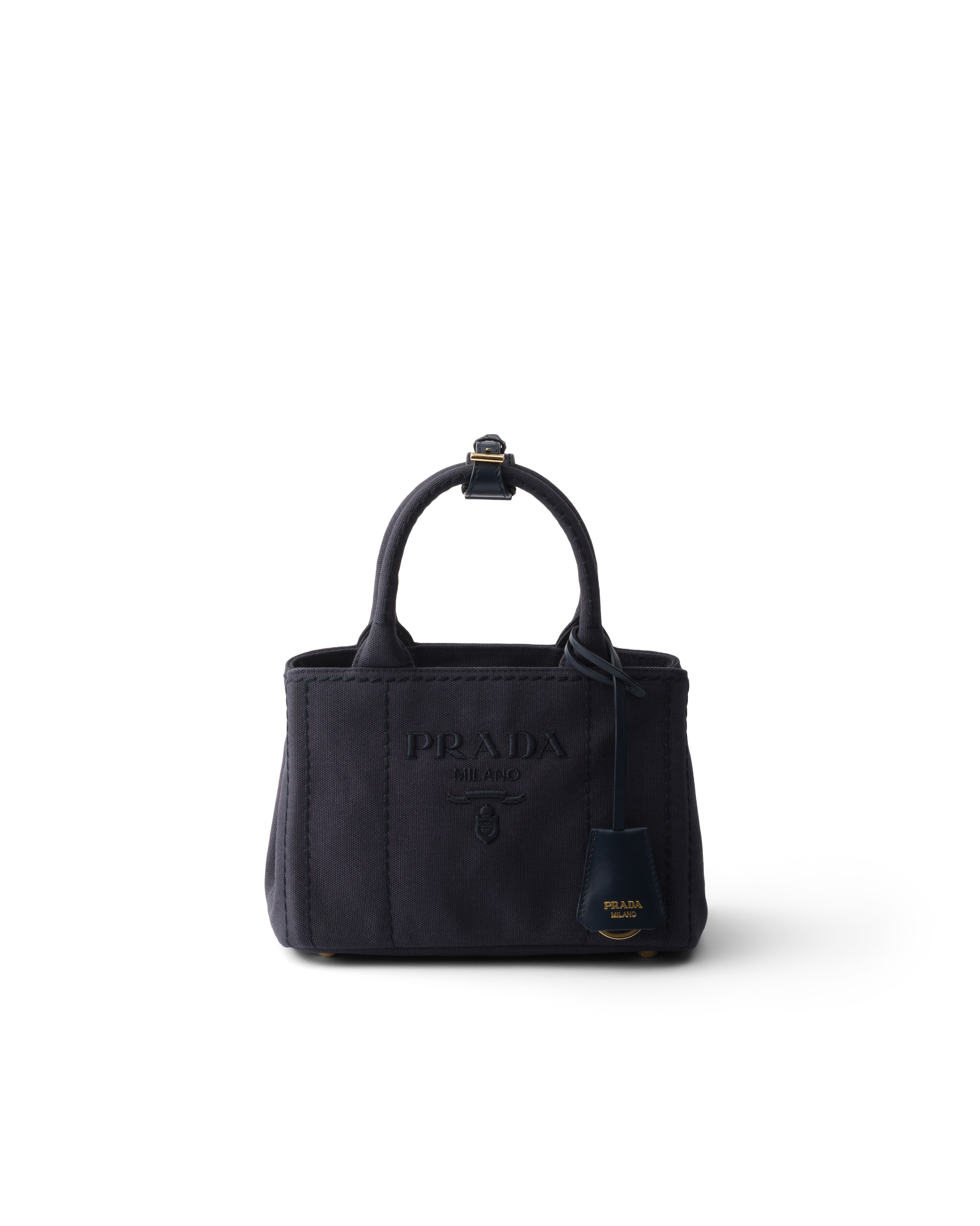 Prada Symbole Embroidered Mini Bag - Tobacco/Chalk White