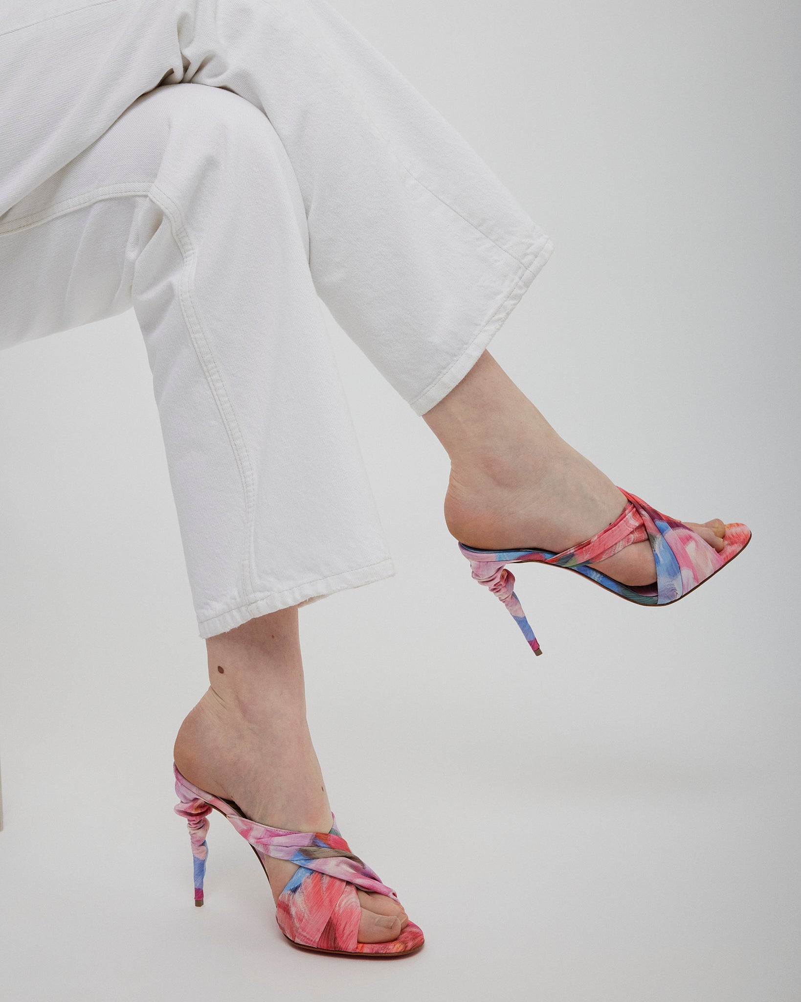 CHRISTIAN LOUBOUTIN Christian Louboutin Affabula 100 Flower Mules