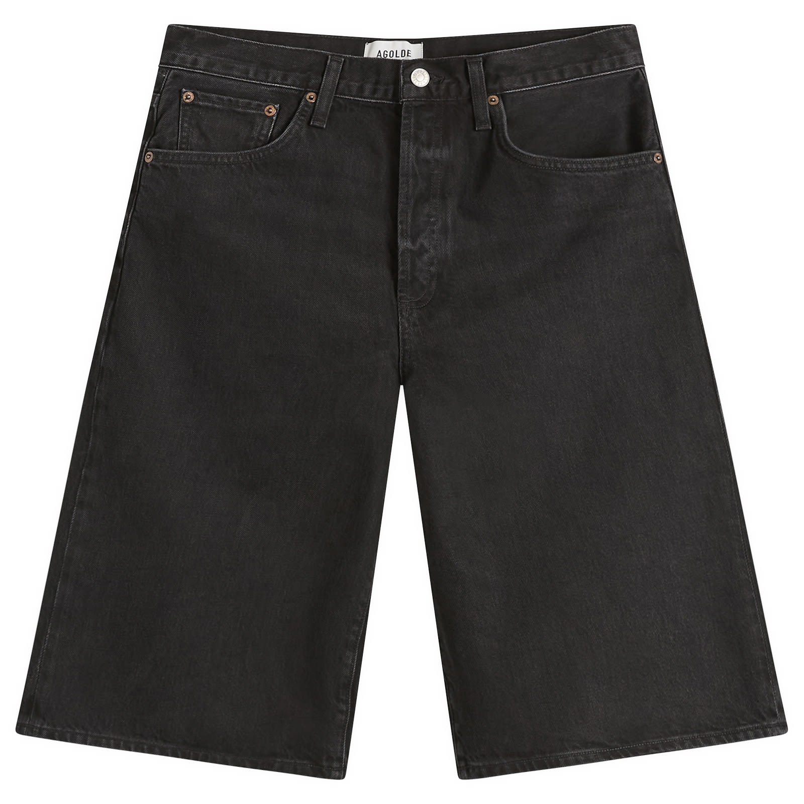 AGOLDE Agolde Ramona Wide Leg Denim Shorts