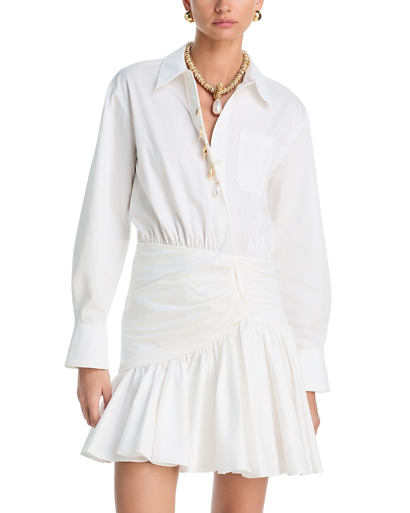 SELF-PORTRAIT Gathered Mini Dress