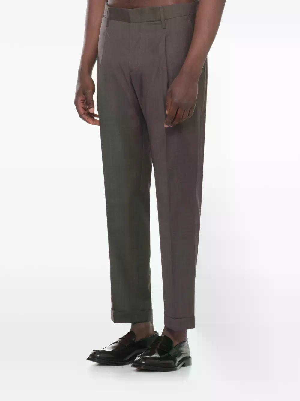 BRIGLIA 1949 Pleated Turn-Up Trousers