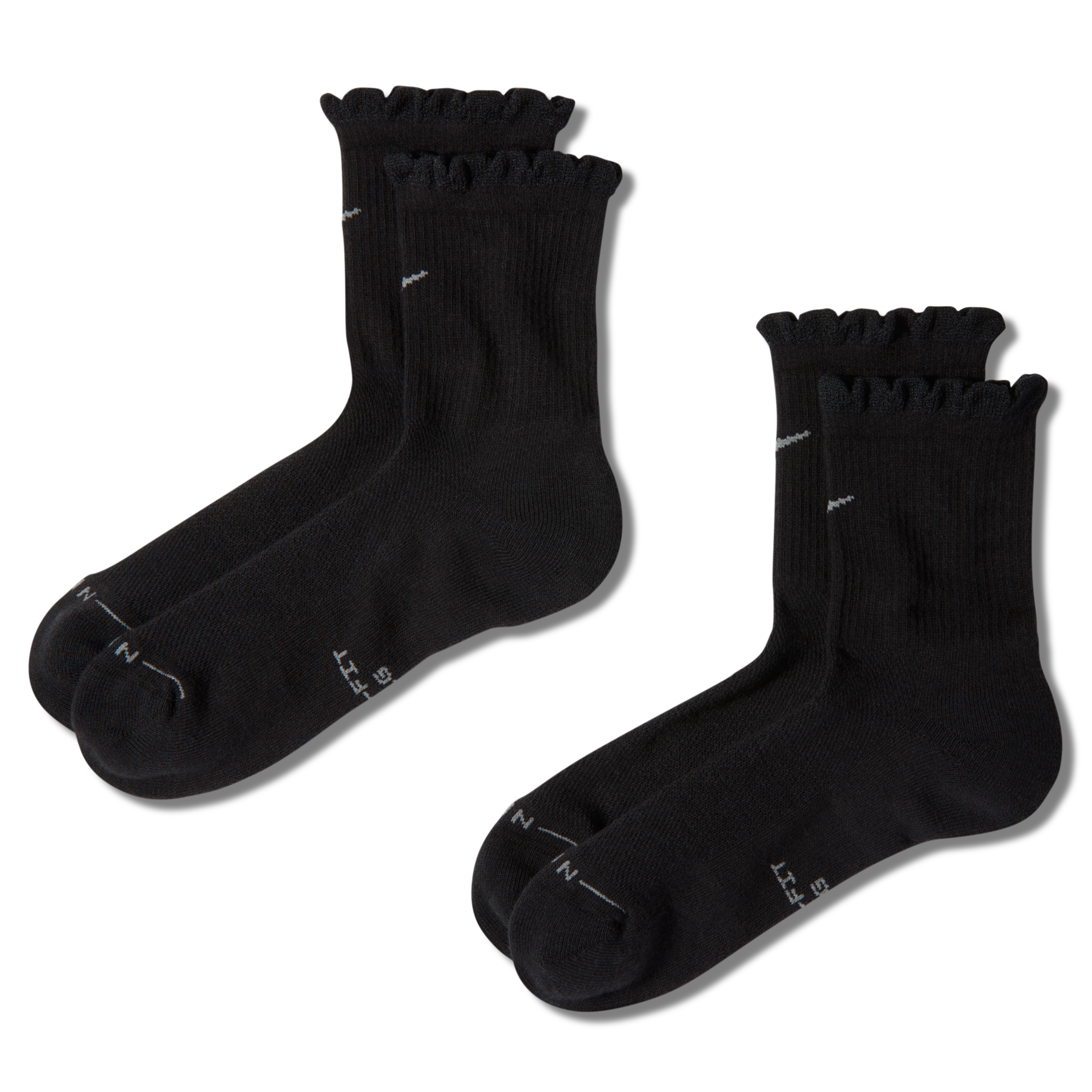 NIKE NIKE Everyday Elevated Scallop Micro-Crew Socks