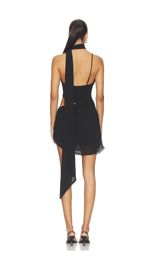 lynette mini dress in black Women's Shadi Mini Dress in Black, L Black main image 1