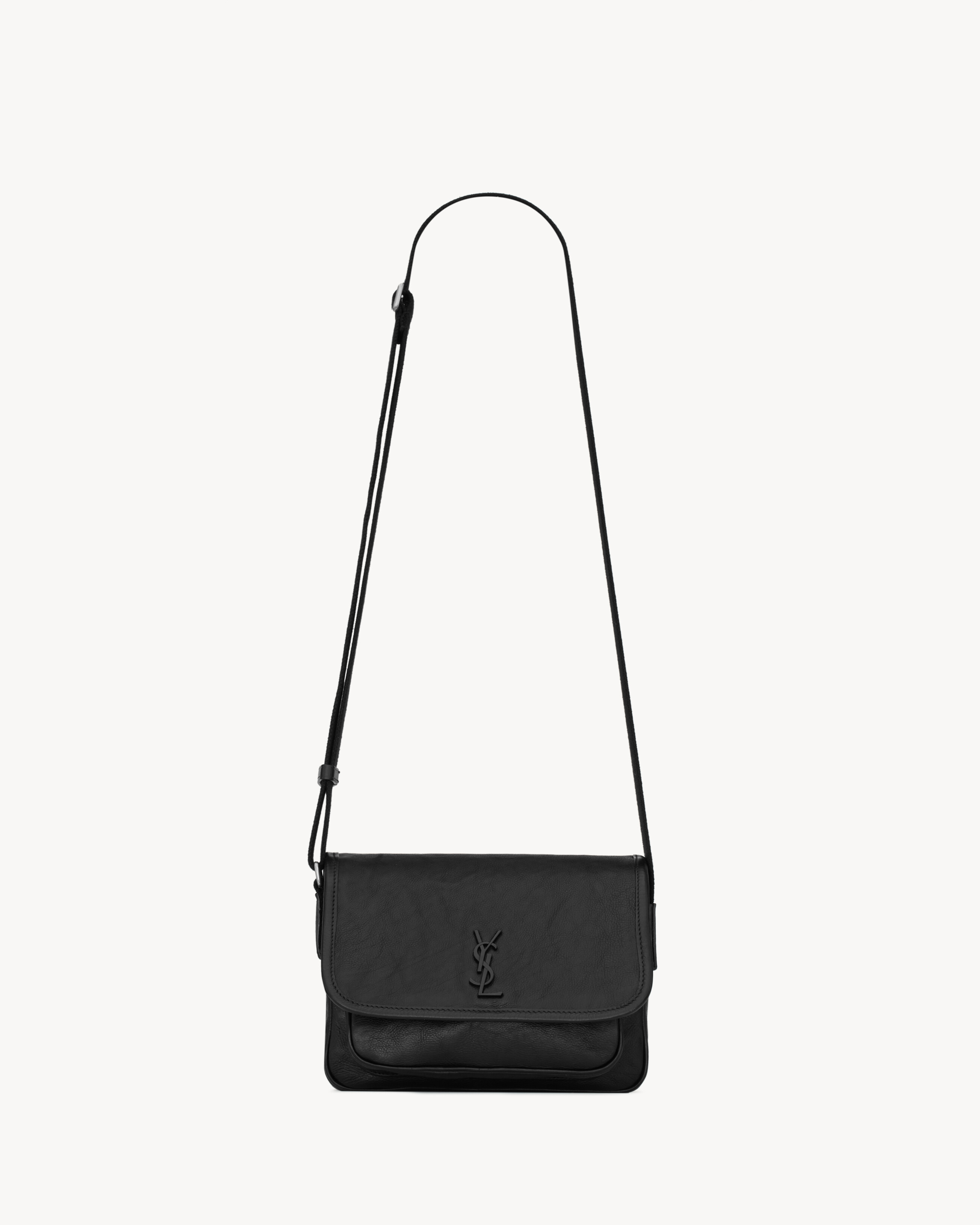 SAINT LAURENT Saint Laurent Niki Small Messenger in Grained Leather