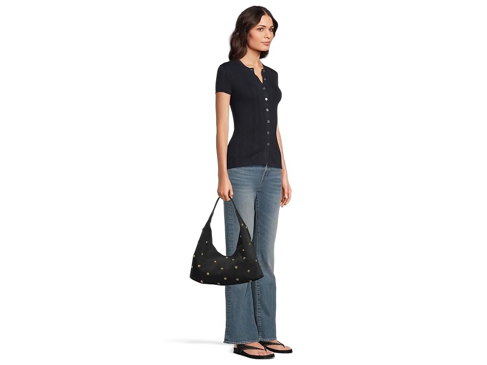 MADEWELL Madewell Studded Suede Shoulder Bag