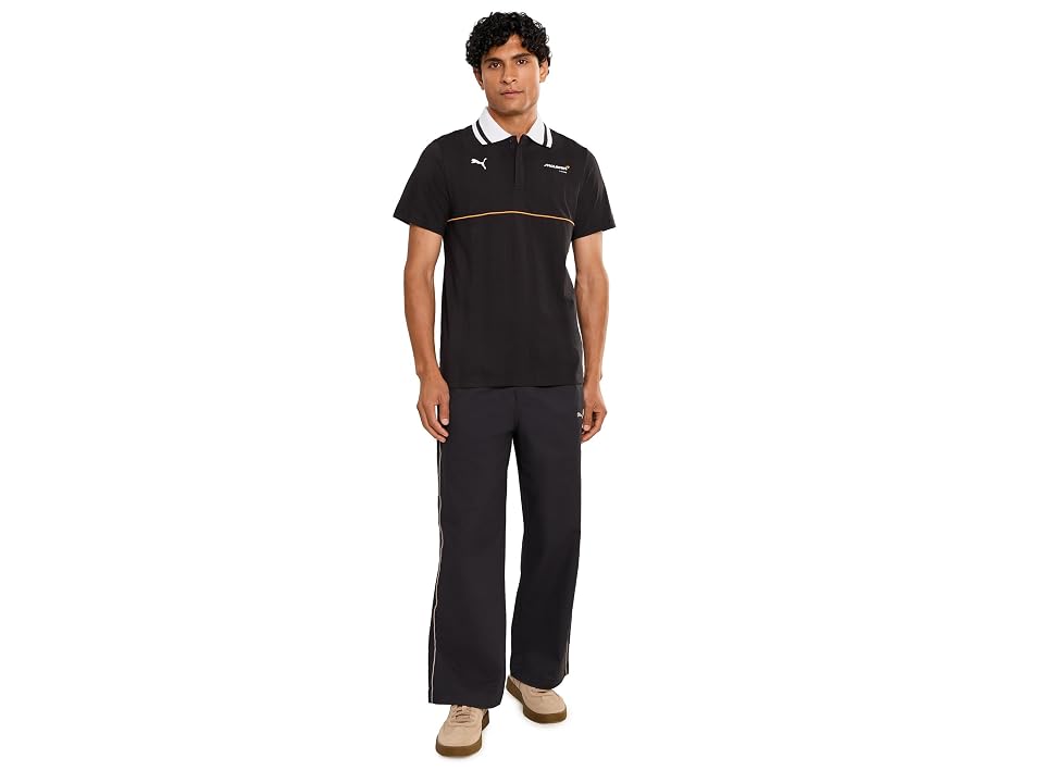 PUMA mclaren racing jacquard polo men's clothing papaya