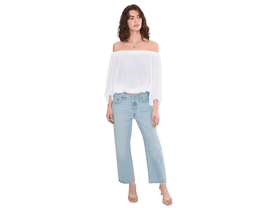 VINCE CAMUTO Vince Camuto Off The Shoulder Pleated Blouse