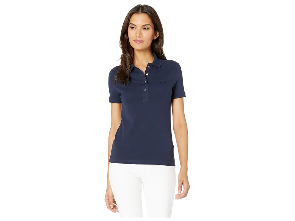 LACOSTE Lacoste Short Sleeve Slim Fit Stretch Piqué Polo