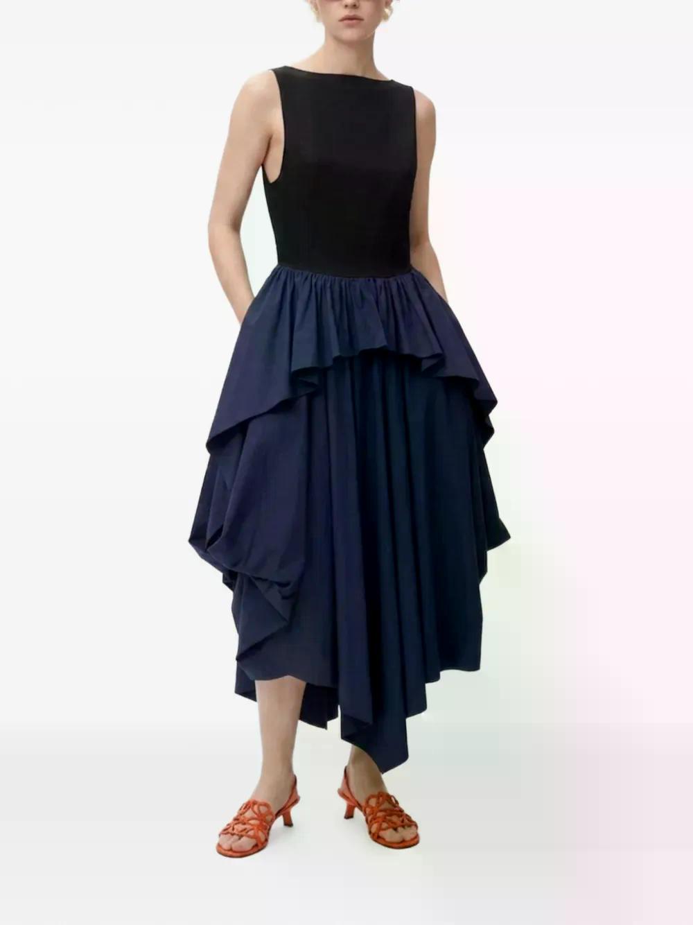 LOEWE LOEWE Tiered Asymmetric Dress