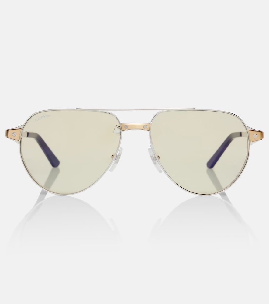 CARTIER Santos de Cartier Aviator Sunglasses