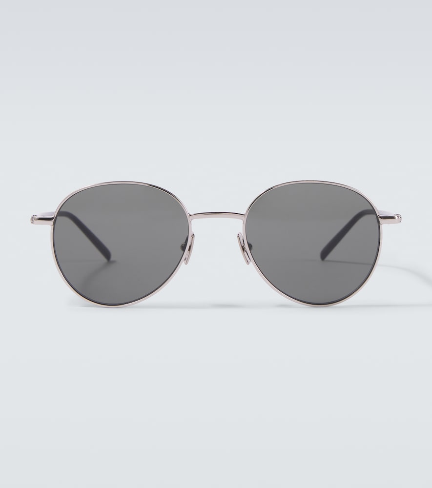SAINT LAURENT Saint Laurent Logo Round Eyeglasses