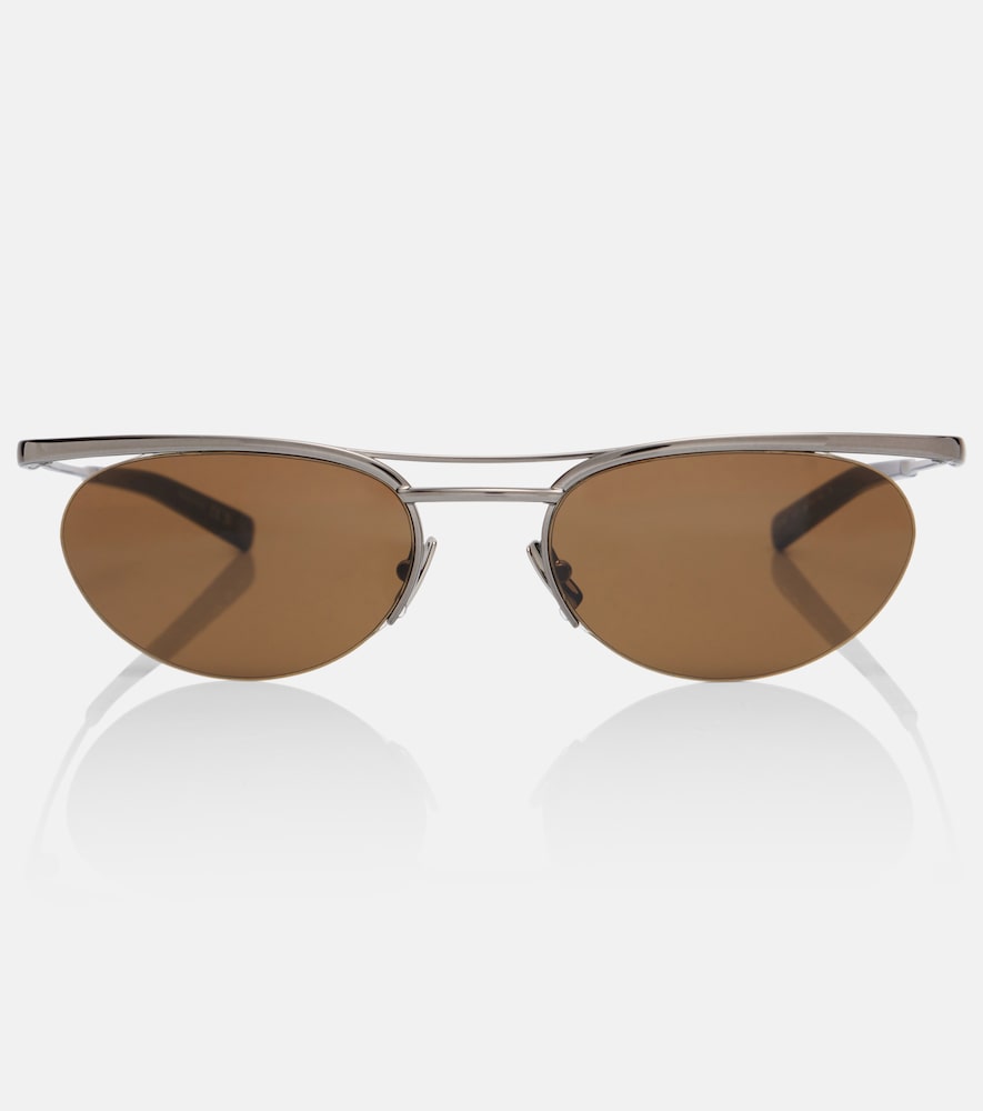SAINT LAURENT Saint Laurent SL Logo Oval Sunglasses