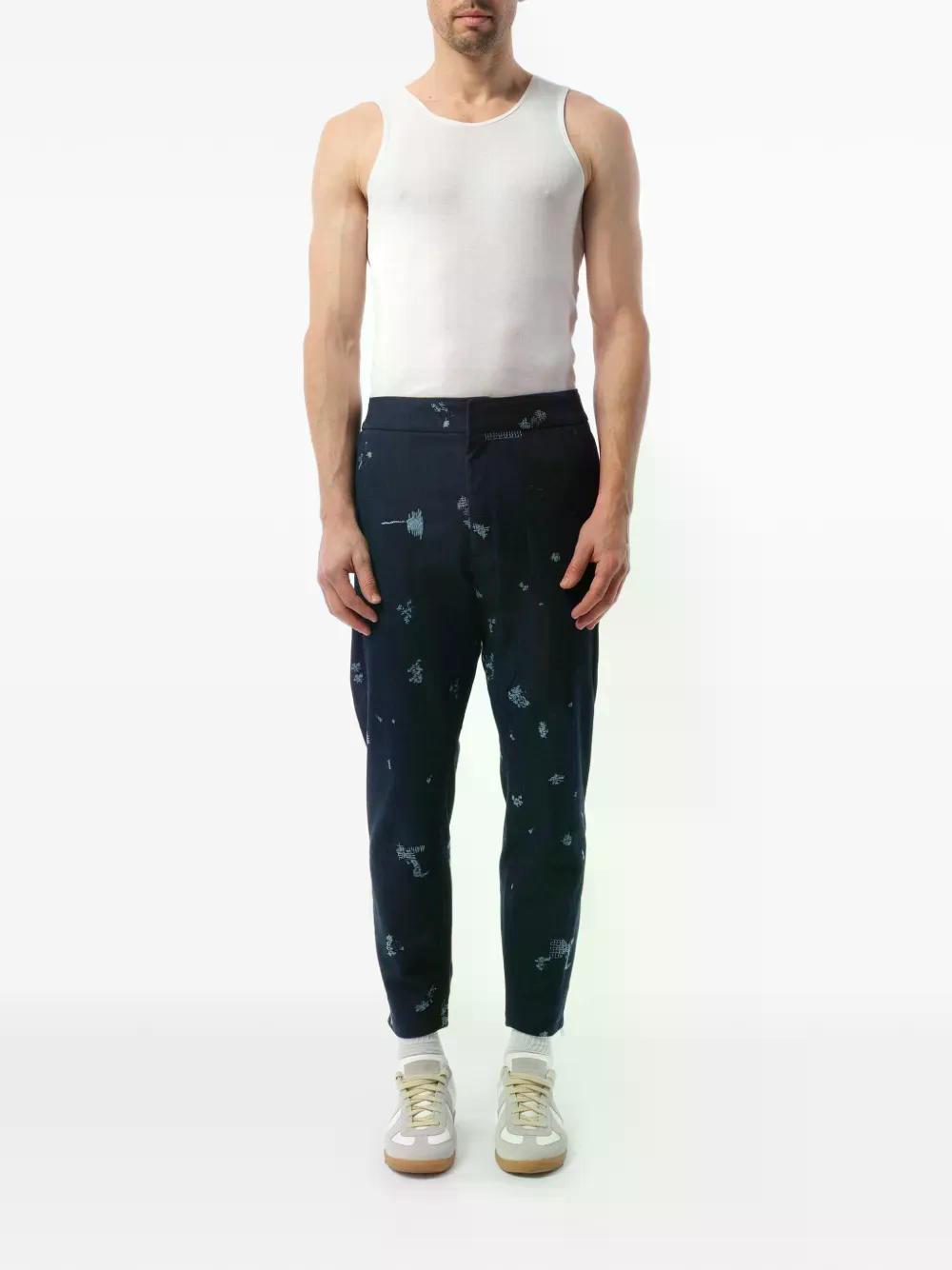 ALEXANDER MCQUEEN Alexander McQueen Embroidered Trousers